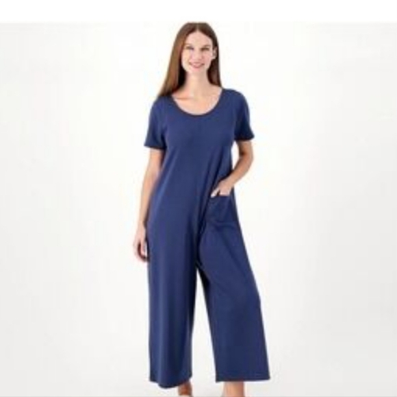 LOGO by Lori Goldstein | Pants & Jumpsuits | Logo Lori Goldstein Blue ...